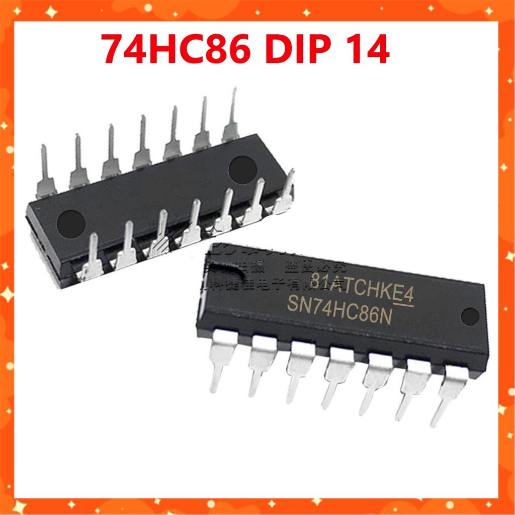 74HC86 Dip 14 chân cắm HC86, 7486 | Shopee Việt Nam