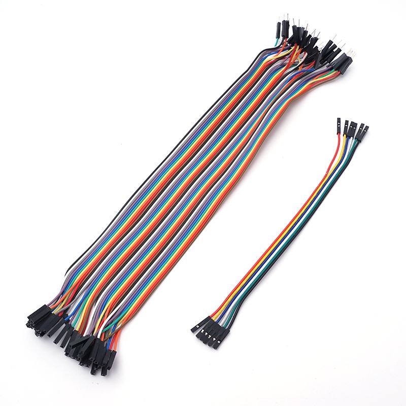 Bộ Sợi Dây Nối 40P 7 Màu Dài 21Cm 3 Loại Đầu: Cái - Cái, Đực - Cái, Đực ...