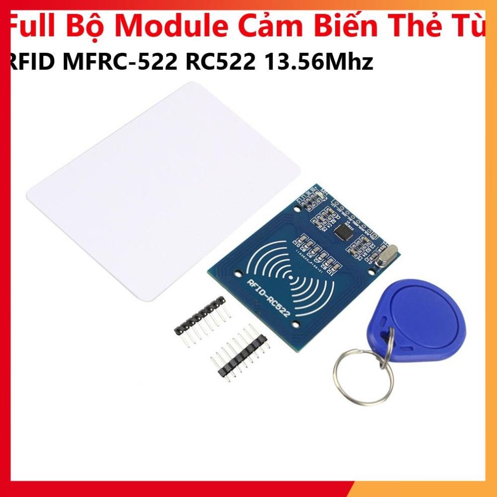 Full Bộ Module Cảm Biến Thẻ Từ RFID MFRC-522 RC522 13.56Mhz | Shopee ...