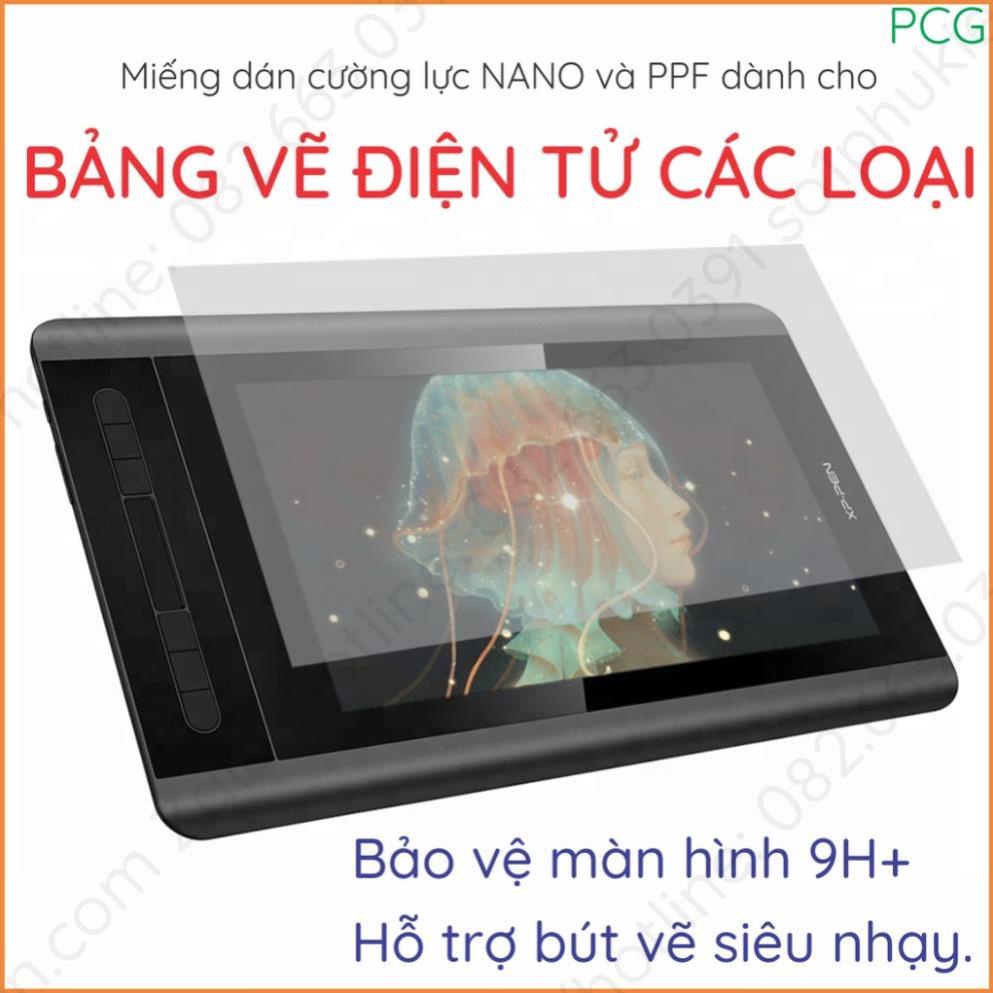Miếng dán cường lực và ppf cho Bảng vẽ điện tử CÁC LOẠI (Gaomon, Wacom ...
