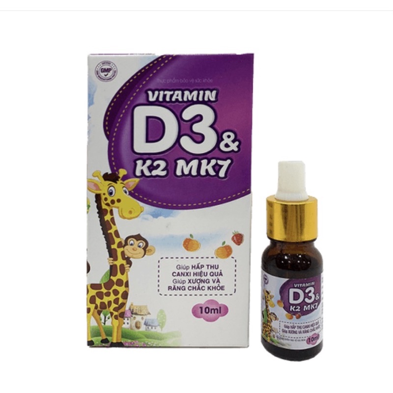 Vitamin D3 & K2 MK7 (C/10ml) | Shopee Việt Nam