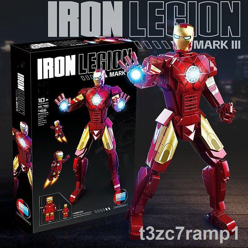 Tương thích với mô hình LEGO Super Heroes MK50 Iron Mech Mark 3 ...