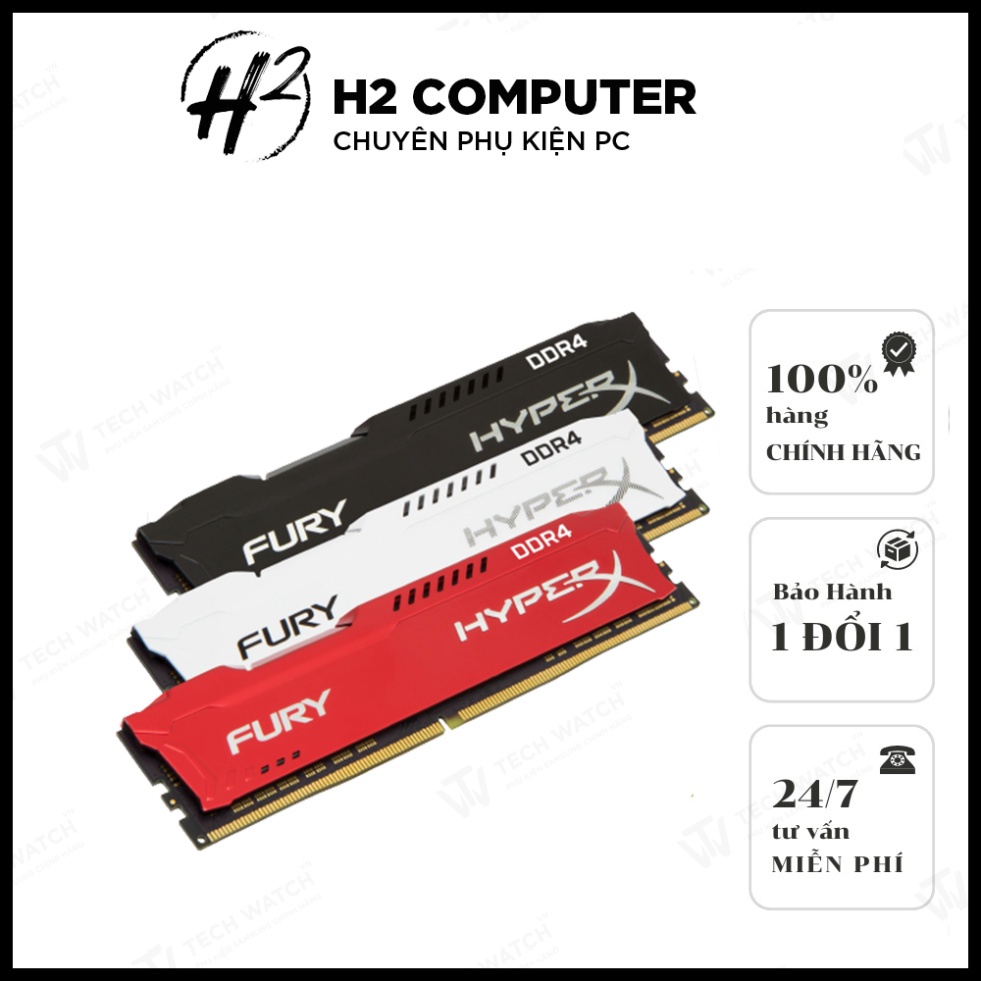 RAM Kingston HyperX Fury 8GB DDR4 Bus 2400 MHz Bảo hành 36 tháng ...