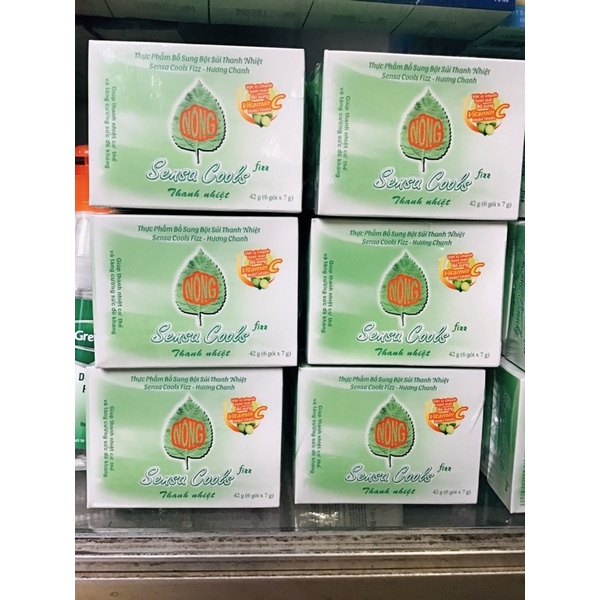 Bột sủi thanh nhiệt Sensa Cools . Sensa cool . Sensacool (6 gói/hộp ...