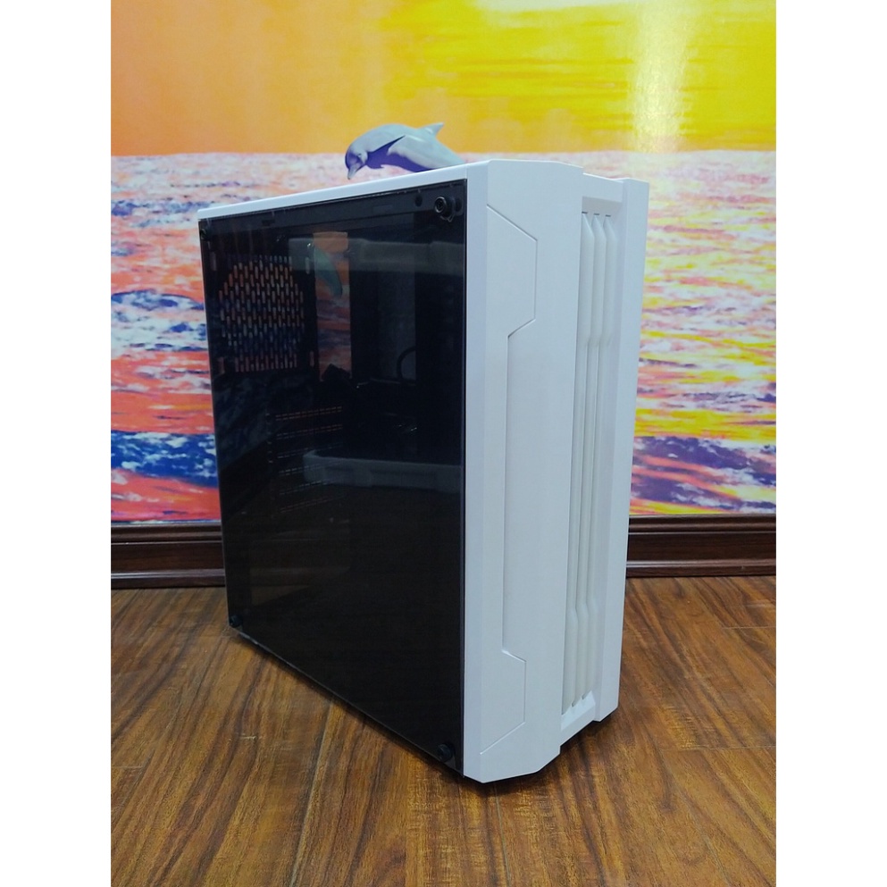 Vỏ Case máy tính cá nhân RUIX A1 - ATX, Dải led RGB, Mặt Hông Kính ...
