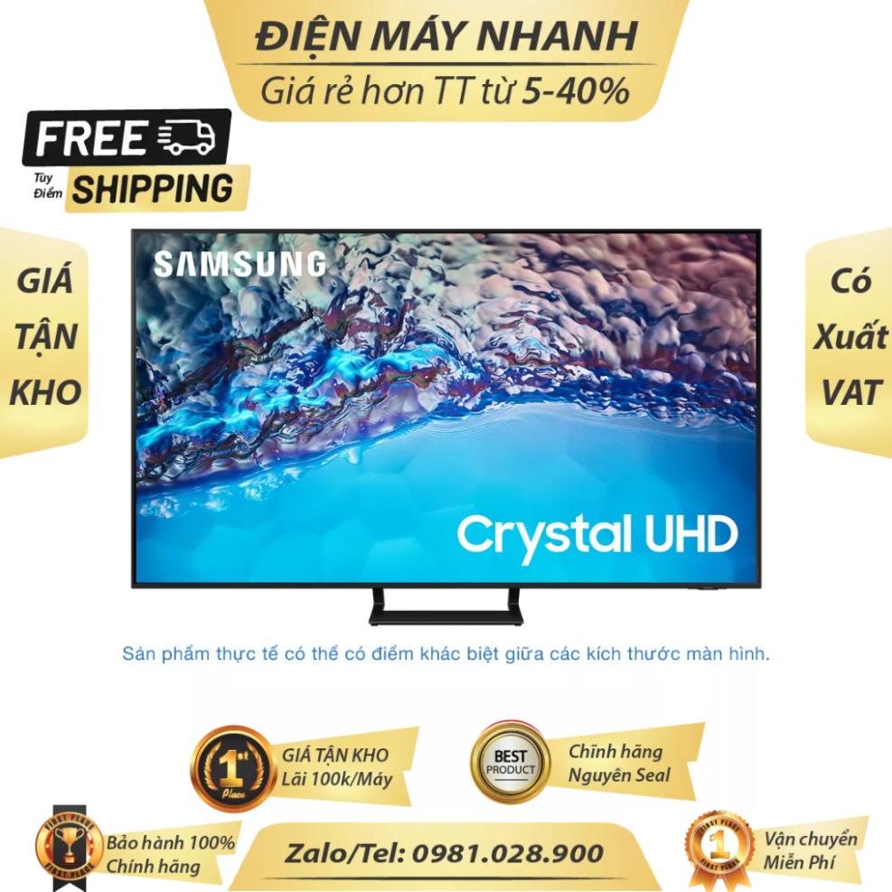 Smart Tivi Samsung 4K Crystal UHD 55 inch UA55BU8500 2022 Cabin.vn | Shopee Việt Nam