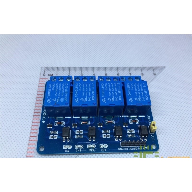 Module 4 Relay 5V Kích Mức Thấp Có Opto Cách Ly V1 | Shopee Việt Nam