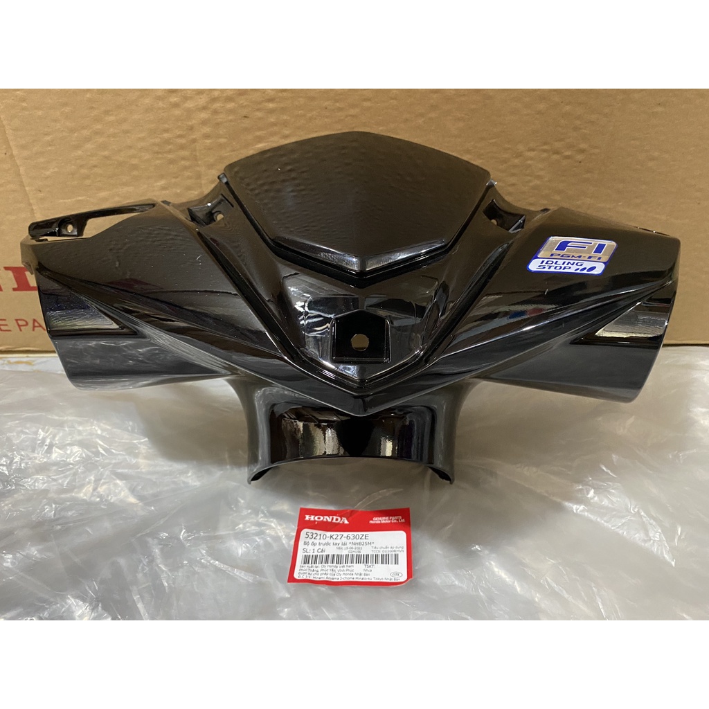 Bộ nắp ốp trước tay lái | bàn thờ Air Blade 125 (2012-2014) màu Đen ...