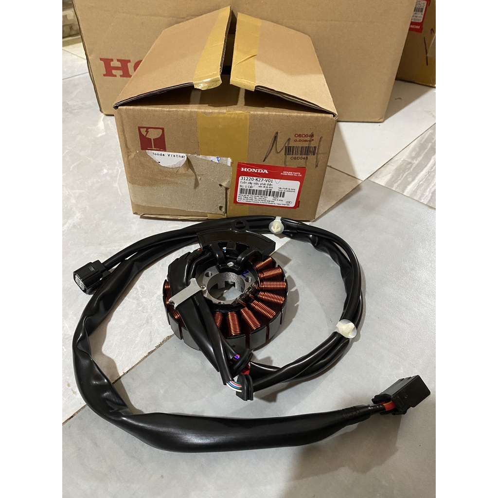 Cuộn dây máy phát điện | cuộn điện Air Blade 125 (2012-2014) chính hãng ...