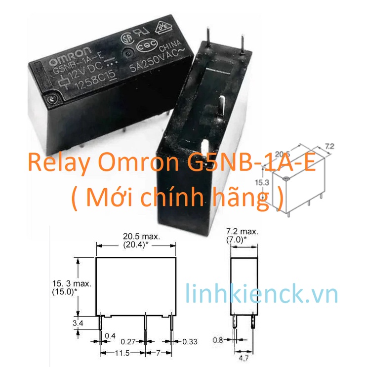 Relay Omron G5NB-1A-E G5NB-1A G5NB (Mới chính hãng) | Shopee Việt Nam