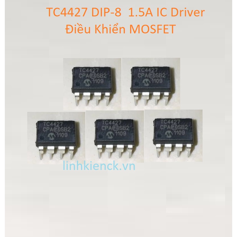 TC4427 DIP-8 1.5A IC Driver điều khiển MOSFET | Shopee Việt Nam