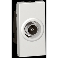 Ổ cắm tivi Ø9.5mm 0-2400 HZ, 1 mô-đun, màu trắng Arteor Legrand ...