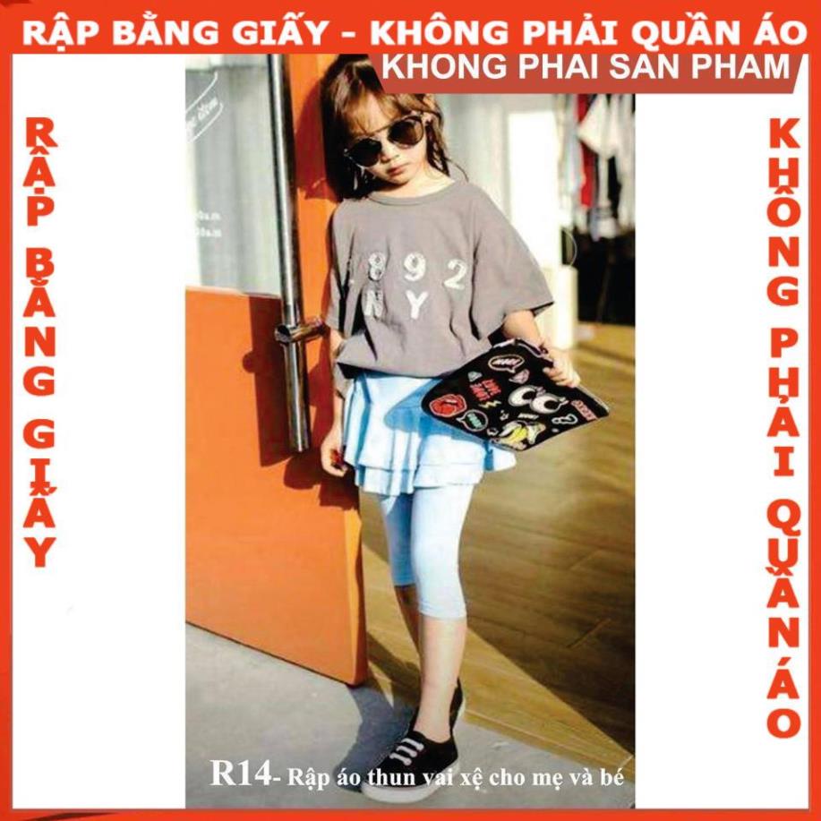 Rập giấy áo thun mã R14 (Bản vẽ) (BẢN VẼ) | Shopee Việt Nam