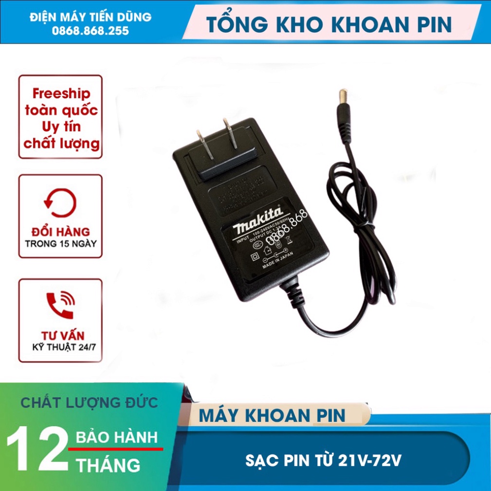 Sạc Pin 26V-36V Cho Máy Khoan Pin 36V-72v 5cell Makita,Hitachi,Bosch ...