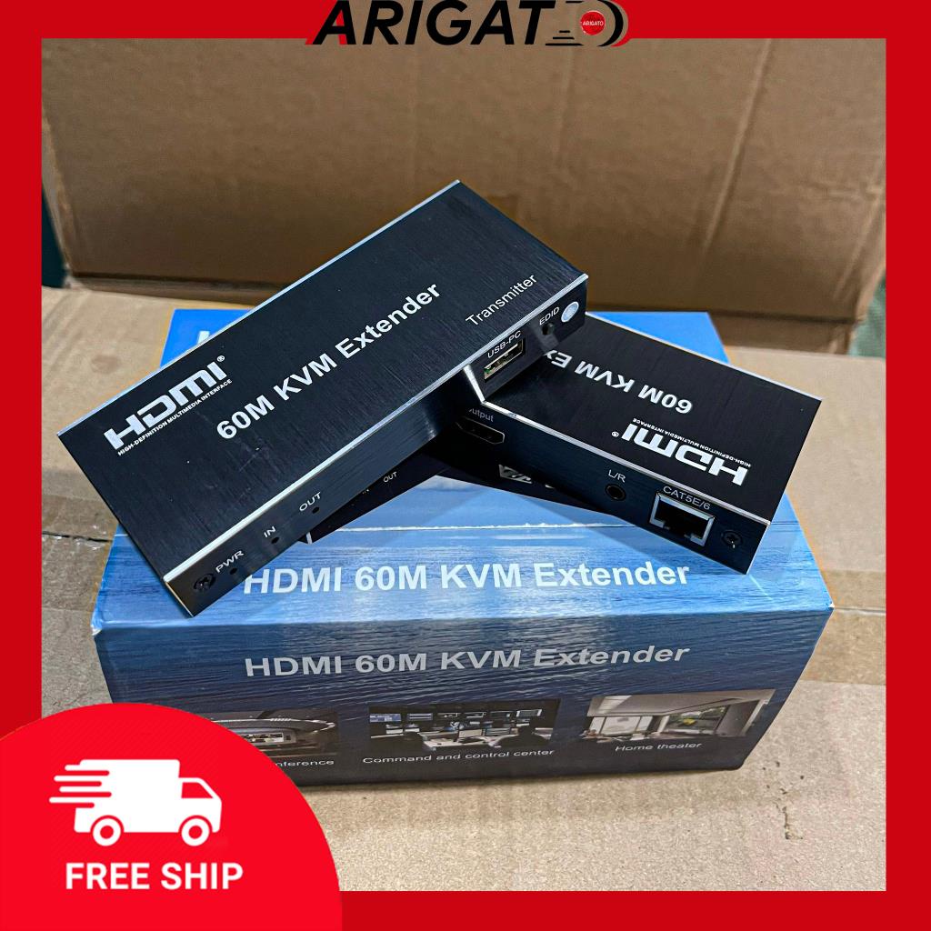 Bộ Khuếch Đại HDMI Lan 60m - Lan 12m - Lan 200m USB KVM - Có Cổng Usb ...