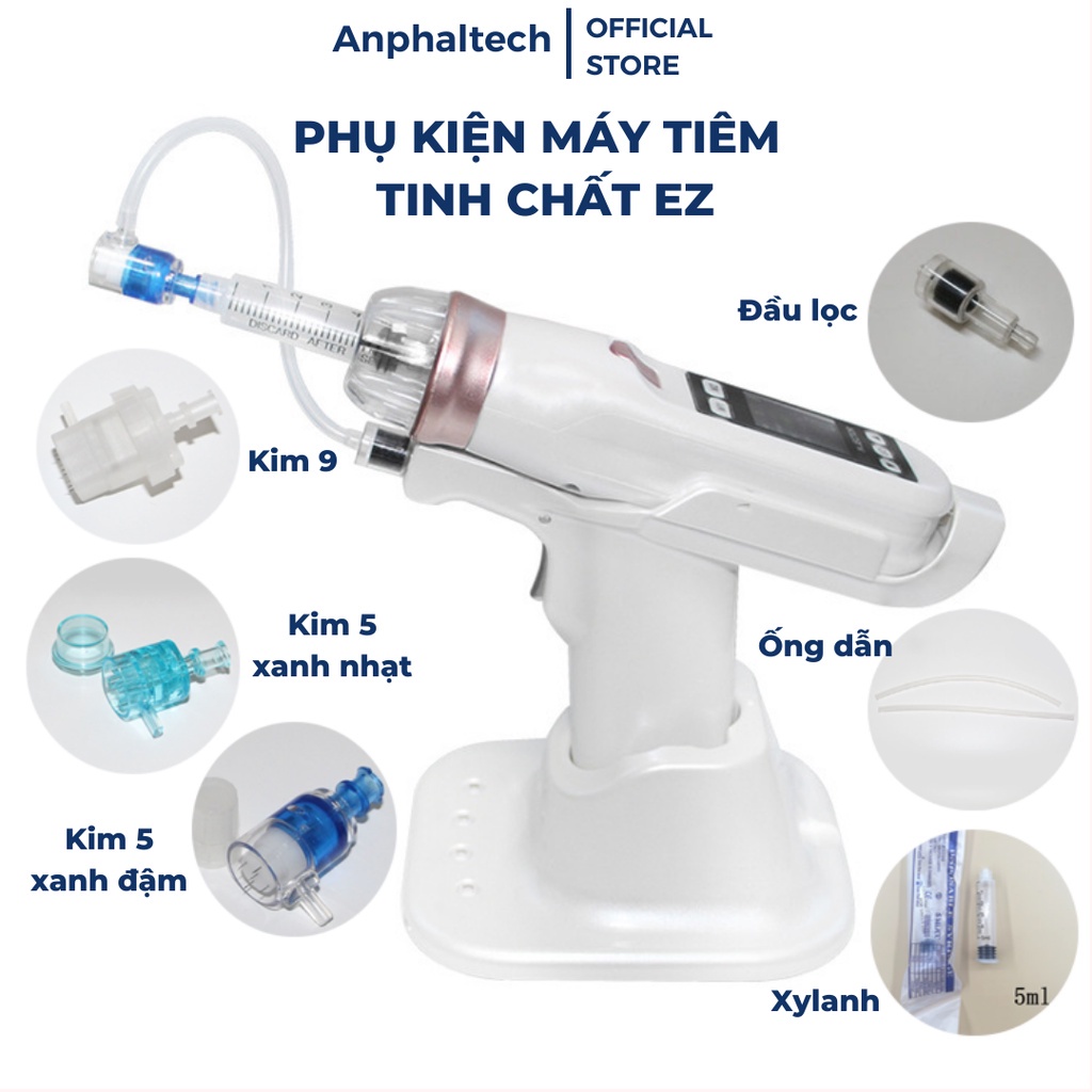 Kim 5, Kim 9, Đầu Lọc, Ống Dẫn, Xy Lanh Cho Máy Tiêm Dưỡng Chất EZ ...