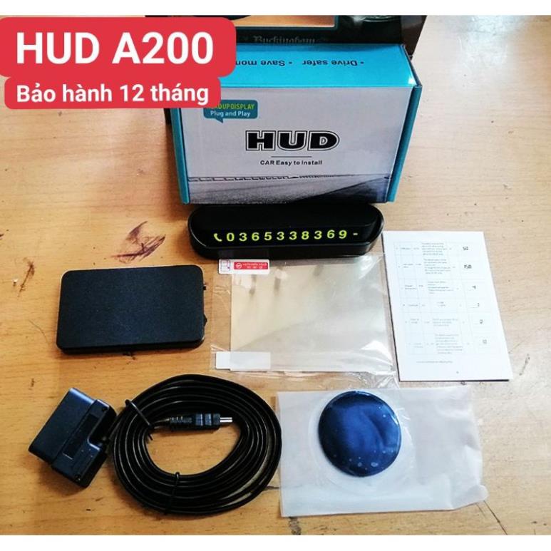 [BẢO HÀNH 12 THÁNG] HIỂN THỊ TỐC ĐỘ KÍNH LÁI HUD A200 | Shopee Việt Nam