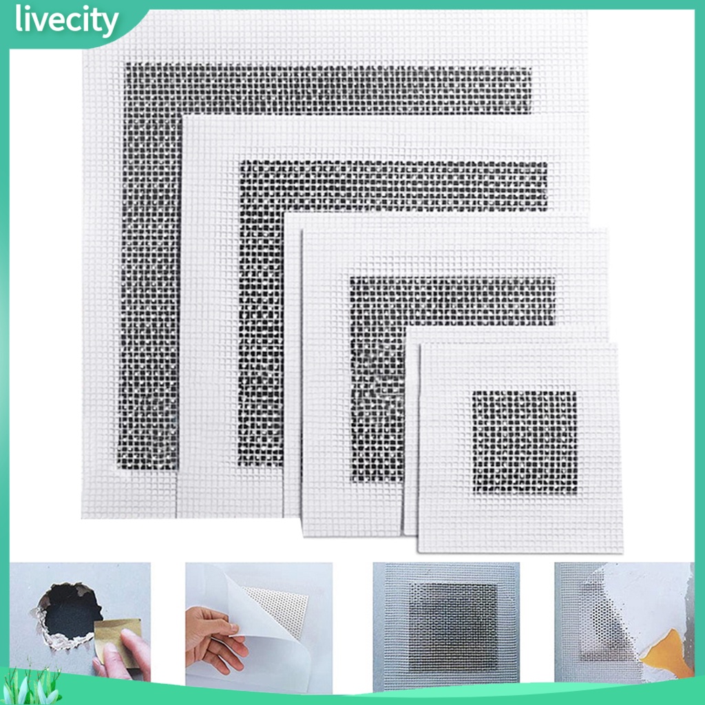 {livecity} Set 2 Miếng Lưới Vá Tường Khô Rộng Sửa Chữa Vết Khô Cho ...