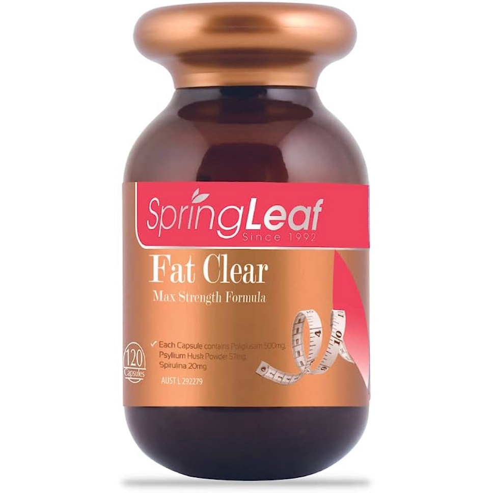 Viên uống hỗ trợ giảm cân SpringLeaf Fat Clear 120 viên giúp loại bỏ mỡ ...