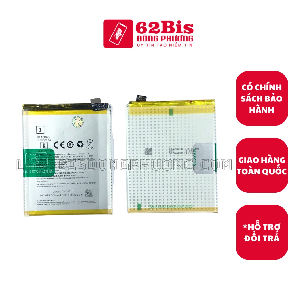 Pin OP One Plus 3 / One Plus 3T / BLP633 (Zin Cty) | Shopee Việt Nam