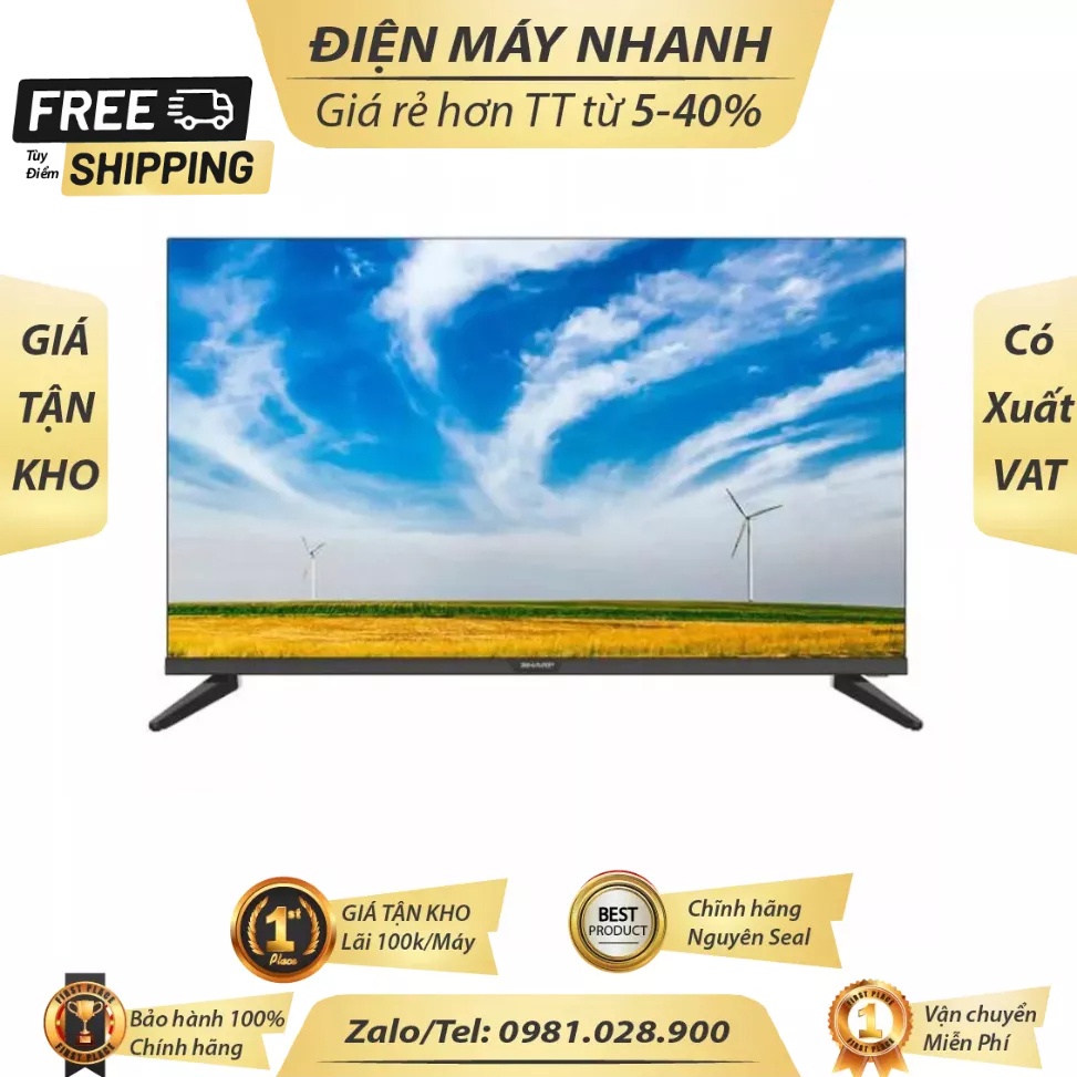 Smart Tivi Sharp 32 Inch 2T-C32CE1X HD /Chính hãng BH:24 tháng tại nhà ...
