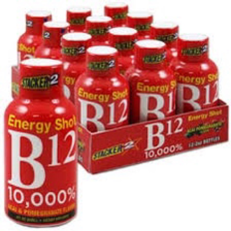 Nước uống tăng lực Vitamin B12 Stacker Energy Shot 60ml | Shopee Việt Nam