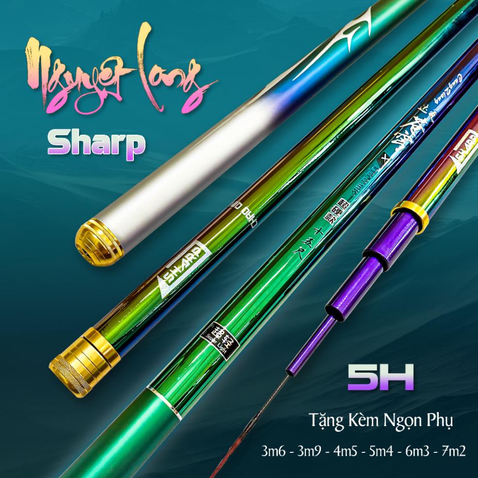 Cần Câu Đài Câu Đơn Nguyệt Long 5H Cần Câu Tay Carbon Cao Cấp | Shopee ...