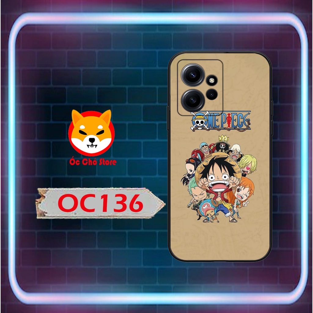 Ốp Xiaomi Redmi note 12 , Redmi Note 12 Pro 5G , Note 12r pro hình luffy one piece vua hải tặc ...