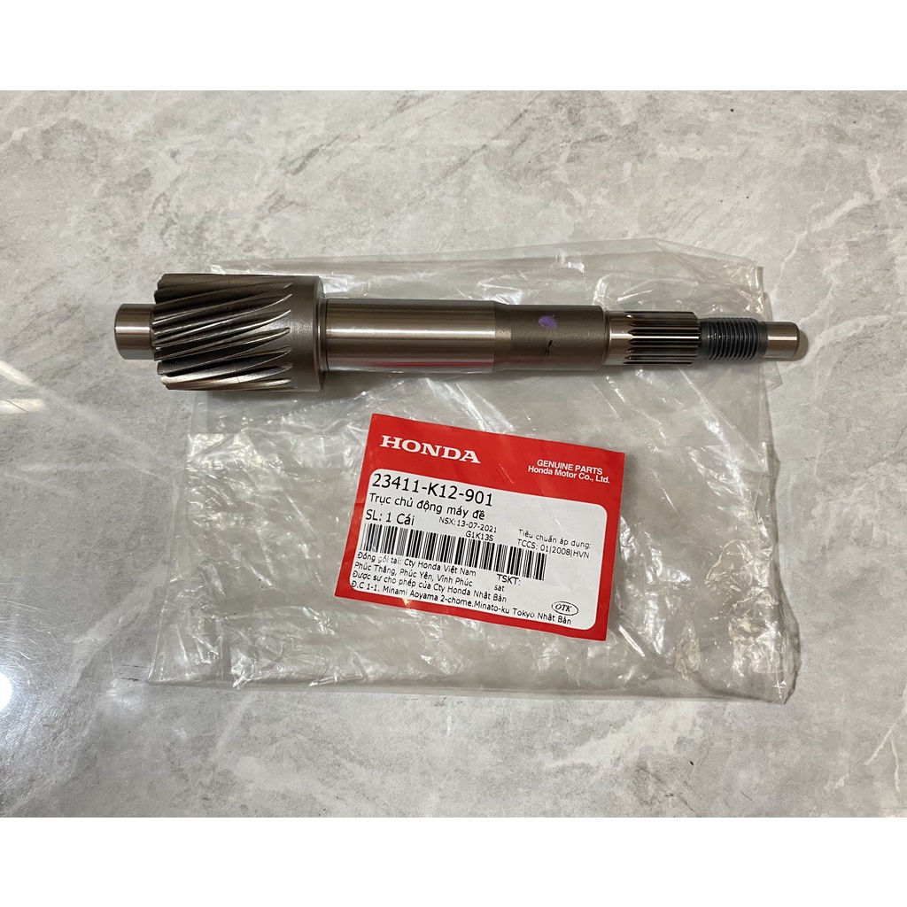 Trục sơ cấp Lead 125 (2015), hàng Chính Hãng chính hãng Honda (23411 ...