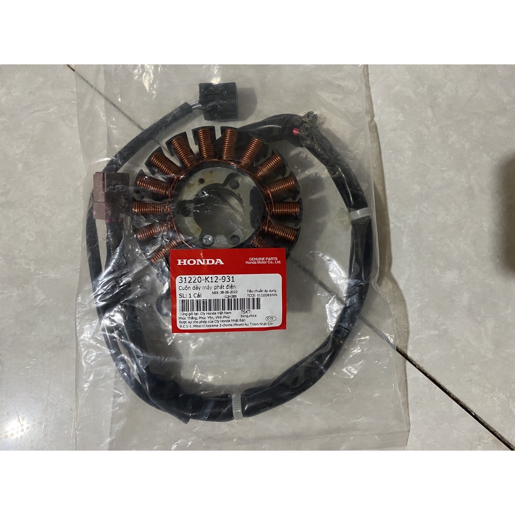 Cuộn dây máy phát điện | cuộn điện Lead 125 (2015) chính hãng Honda ...