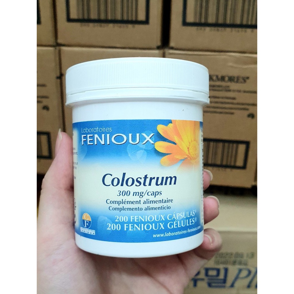 Sữa non Pháp Fenioux Colostrum hộp 200 viên Chính hãng | Shopee Việt Nam