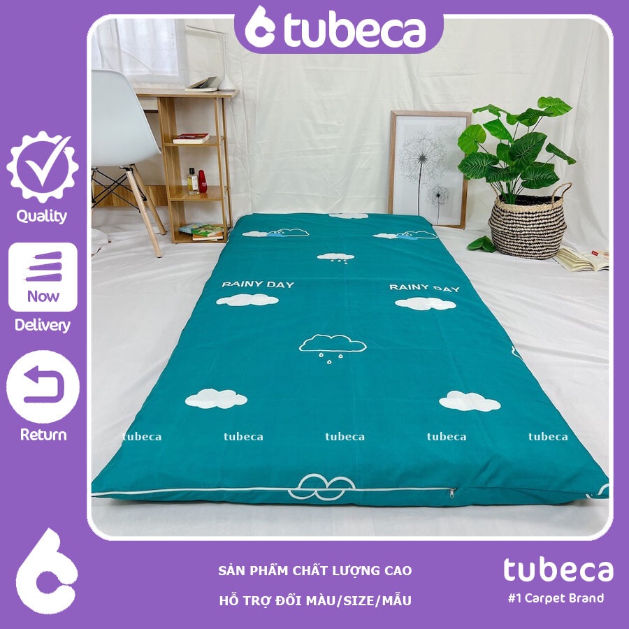 Ga bọc nệm Topper Cotton Poly | 2 Mặt Kéo Khóa | 1m 1m2 1m4 1m6 1m8 ...