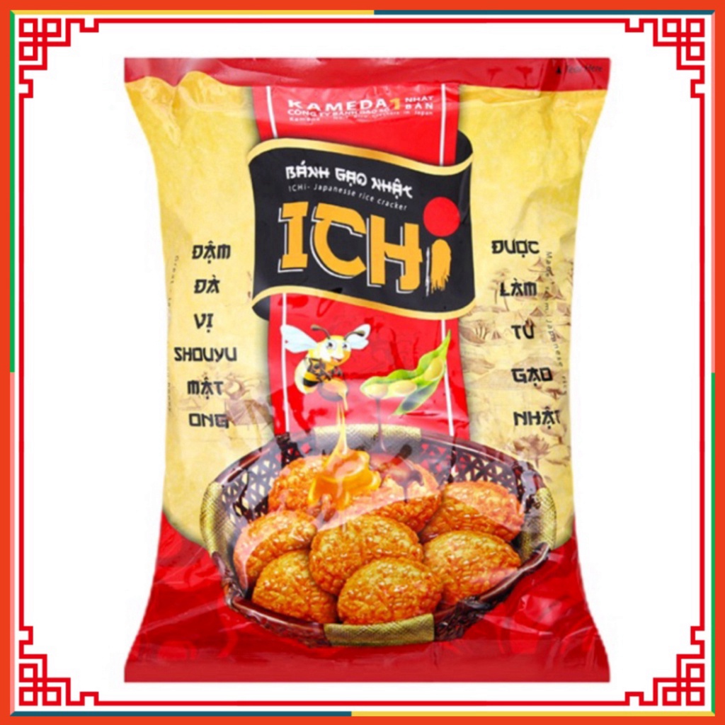 BÁNH GẠO NHẬT ICHI VỊ MẬT ONG GÓI TO 180G (Chính hãng) Ngoctoanmart | Shopee Việt Nam