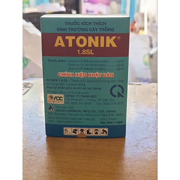 Atonik 1.8SL Thuốc Kích Thích Sinh Trưởng Cây Trồng Hộp 10gói ( gói ...