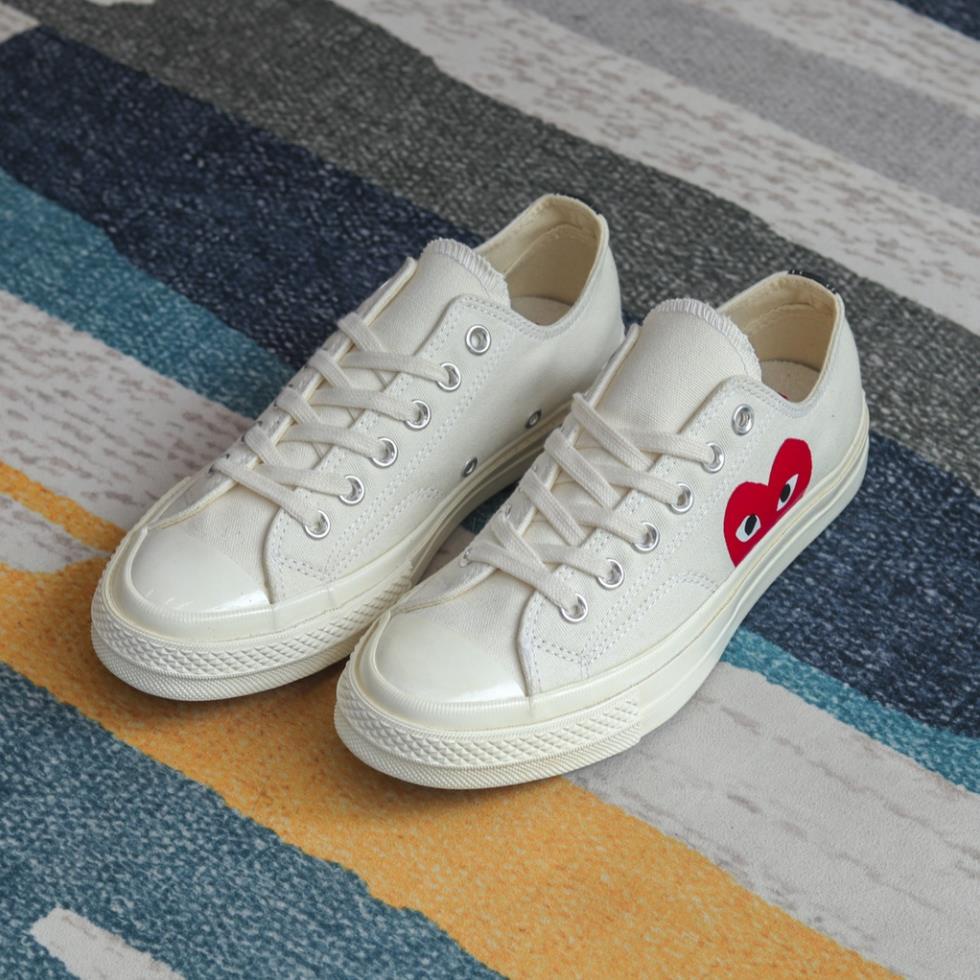 [ CHÍNH HÃNG ] giày sneaker CONVERSEE CDG WHITE(CDG_TT) | Shopee Việt Nam