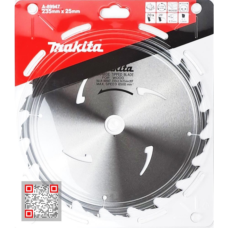 Lưỡi cưa gỗ hợp kim 235X25X20T A-89947 Makita | Shopee Việt Nam