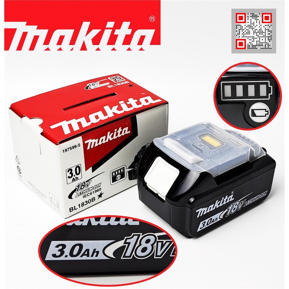 PIN BL1830B (LI-ION, 18V,3.0AH) 197599-5 Makita | Shopee Việt Nam