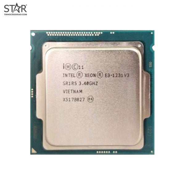 CPU Intel Xeon E3 1231v3 (3.80GHz, 8M, 4 Cores 8 Threads) TRAY chưa gồm ...