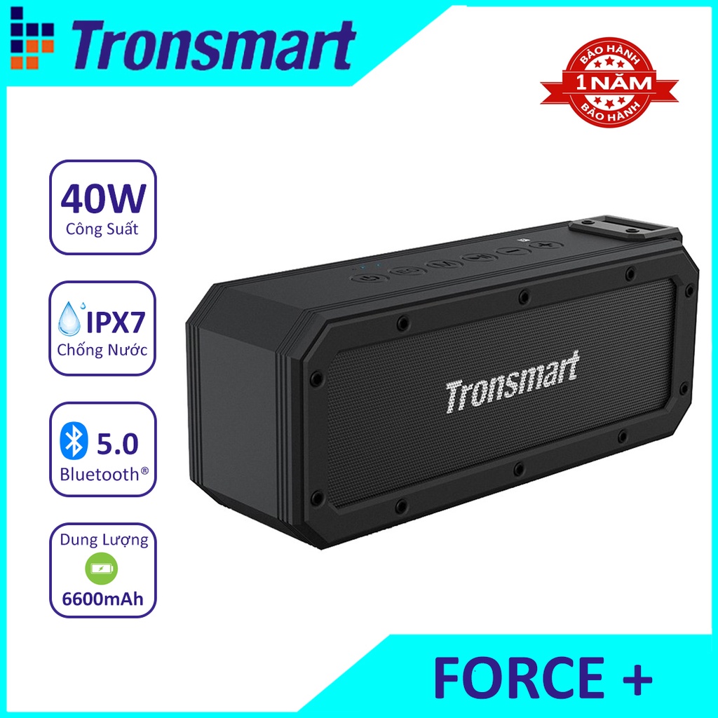 CHÍNH HÃNG Loa Bluetooth Tronsmart Element Force + Chống Nước IPX7 ...