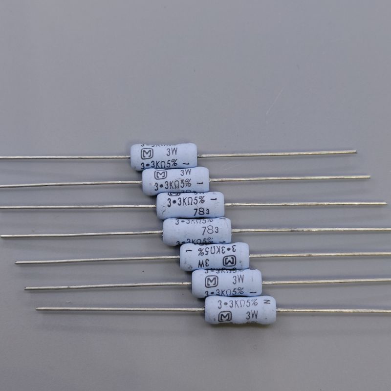 Điện trở Nhật 3.3K 3K3 3.3Kohm 3W Panasonic | Shopee Việt Nam