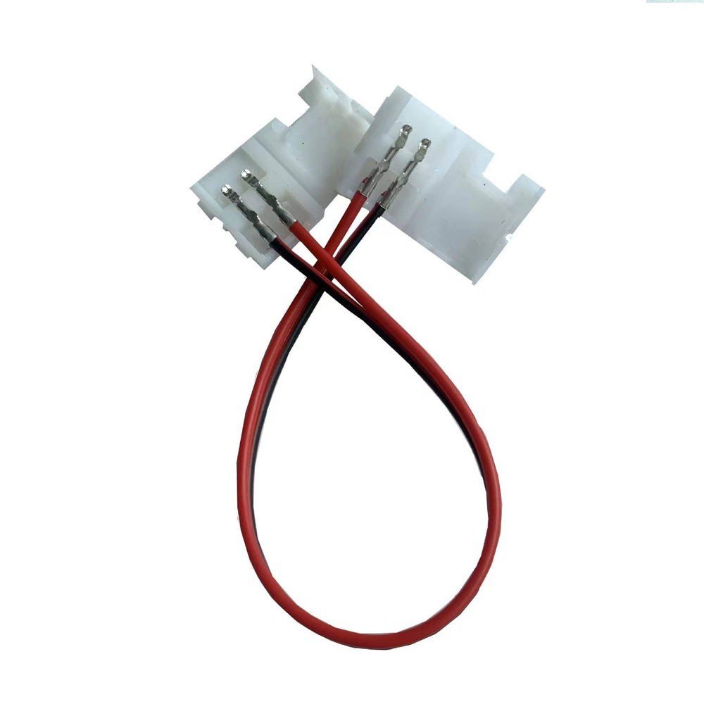 Kẹp led - kẹp nối led 2 pin bản 8m và 10mm dùng cho led cuộn đơn sắc ...