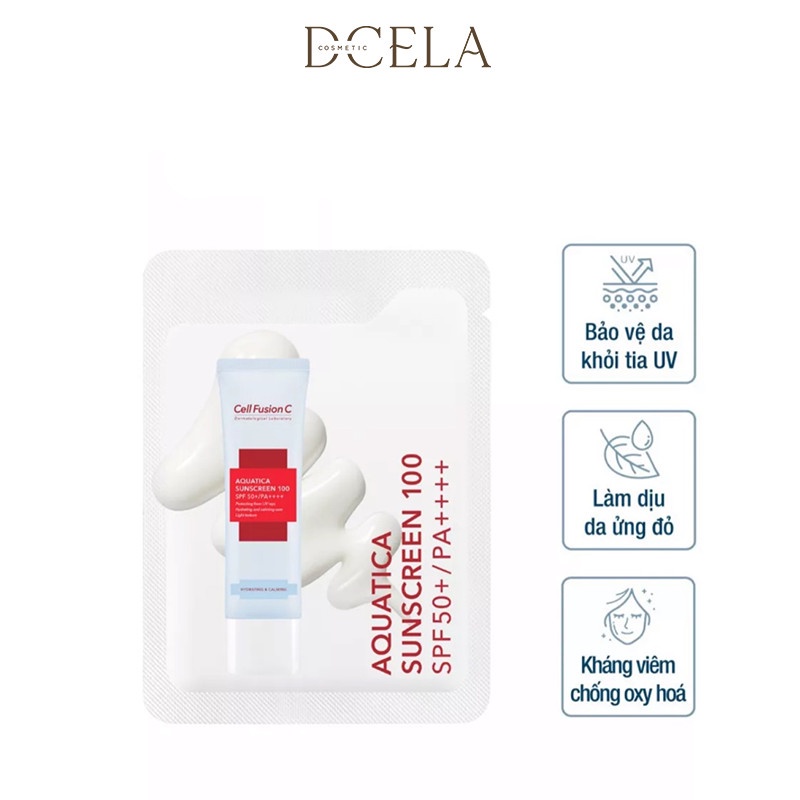 Kem Chống Nắng Cell Fusion C Aquatica Sunscreen 100 SPF 50+/PA++++ 35ml ...