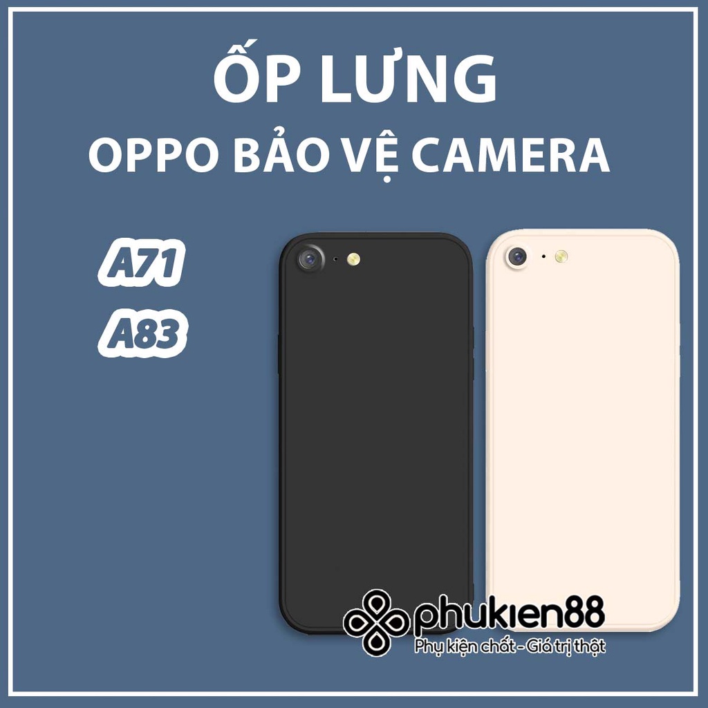 Ốp lưng Oppo A71 / A83 silicon mềm dẻo bảo vệ camera, chống va đập ...
