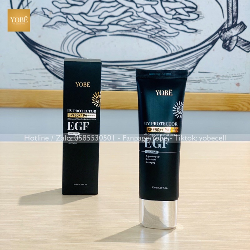 [ Chính Hãng ] Kem Chống Nắng Yobe Dành Cho Da Dầu,Da Mụn EGF SPF 50 ...