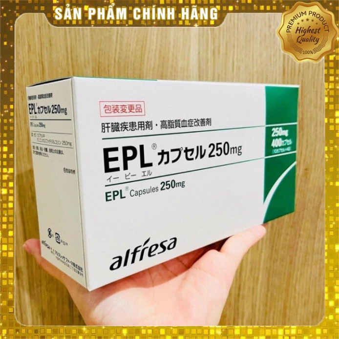 VIÊN UỐNG HỖ TRỢ GIẢM GAN NHIỄM MỠ EPL 250MG ALFRESA NHẬT BẢN (HỘP 400 ...