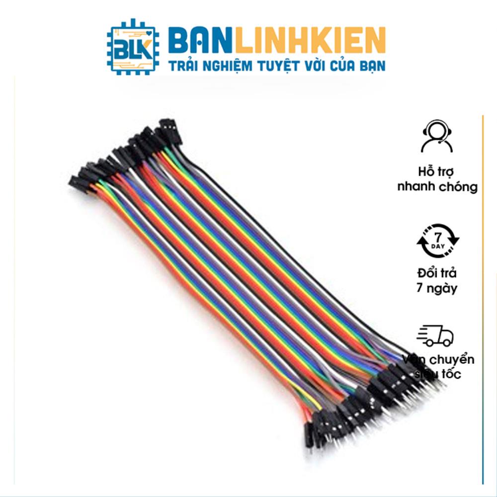 Dây Cắm Board Test Nhiều Màu 20CM 10CM Đực Cái Tệp 40 Sợi | Shopee Việt Nam