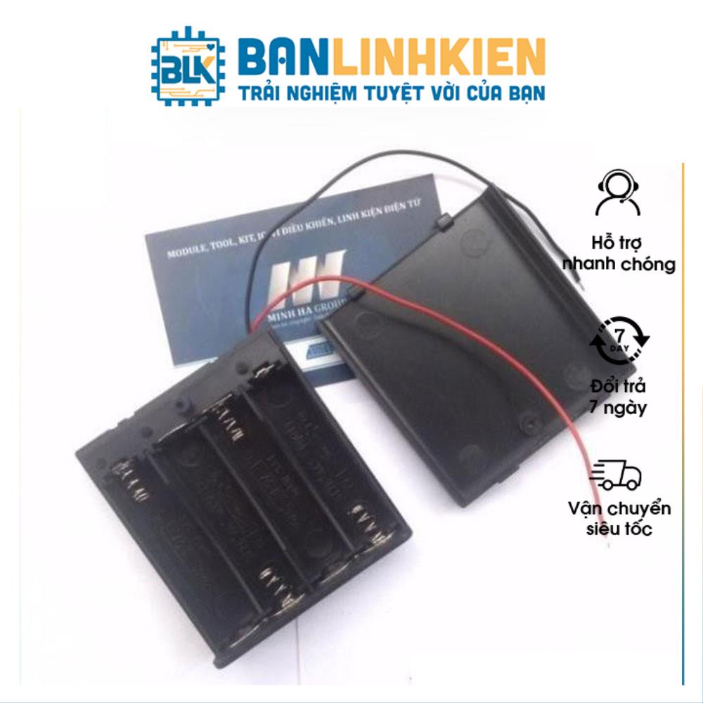 Hộp Đế Pin 4AA Có Nắp | Shopee Việt Nam