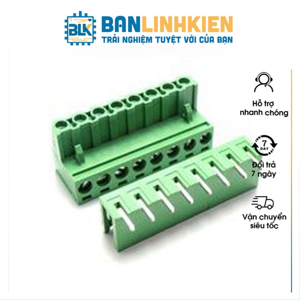 Cầu Đấu, Đầu Nối, Domino, Conector 2EDG5.08 2P 3P 4P 5P 6P 7P 8P 9P 10P 12P 5.08MM (Xanh Cong ...