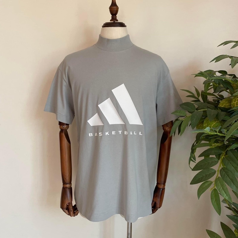 [ CHÍNH HÃNG - CÓ SẴN ] ÁO ADIDAS BASKETBALL TEE ‘GREY’ (IA3447 ...