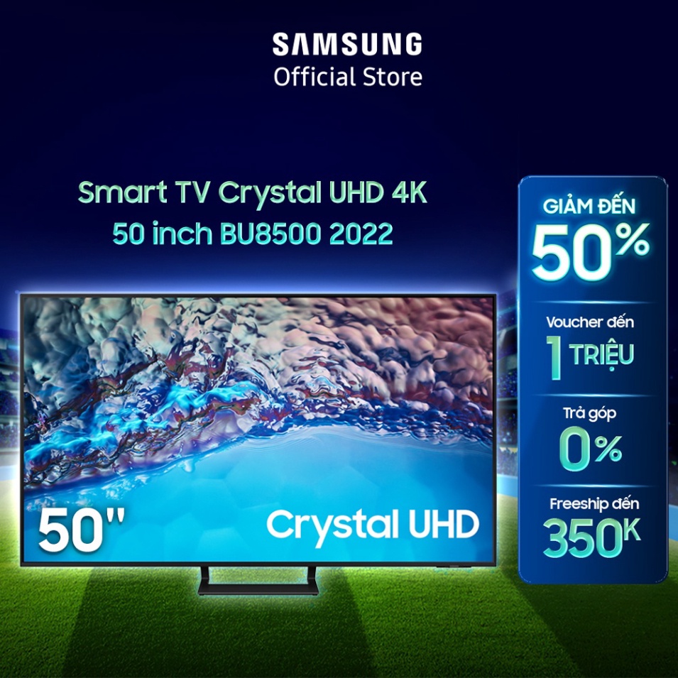 (1982) [Shopee voucher ELAVDA15 giảm 15% CAP 3TR] Smart TV Samsung 50 ...